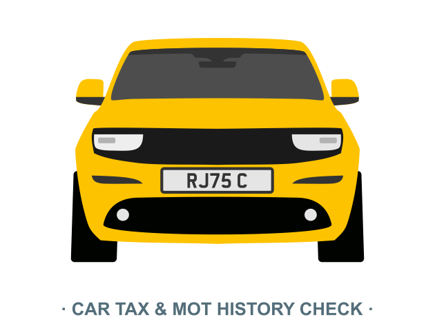 RJ75C Registered in Reading - Car Check history for RJ75 C**